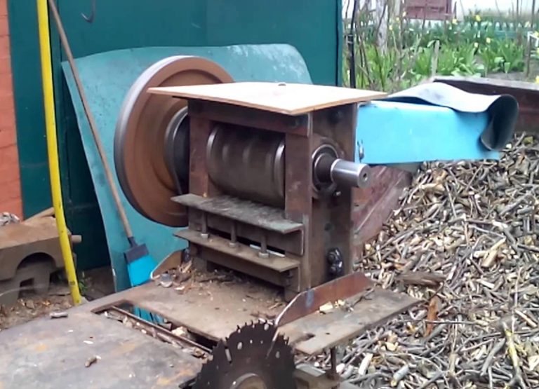 About DIY garden shredder: homemade grass and branches shredder